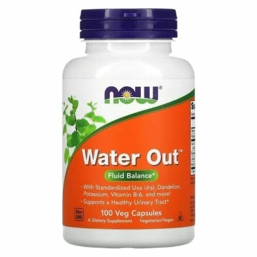Now Foods Water Out баланс жидкости 100 вегетарианских капсул