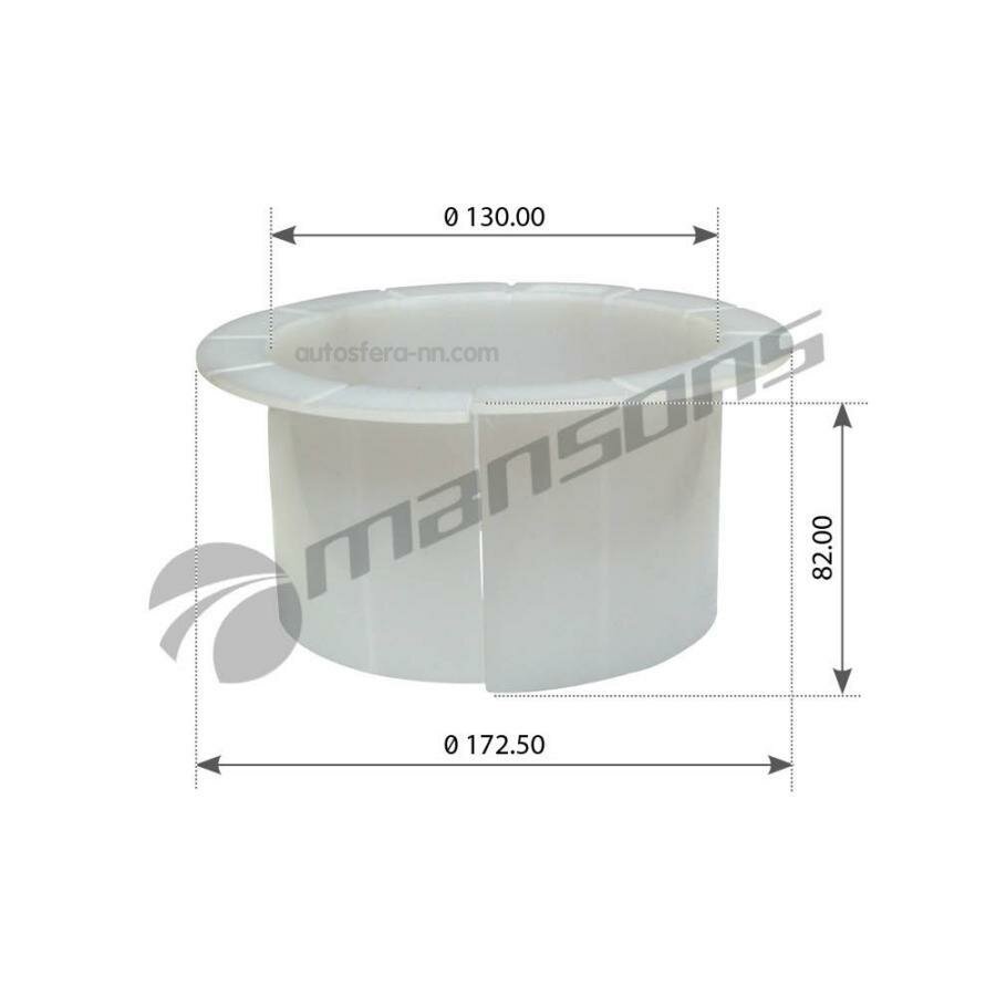 MANSONS 900110 Втулка VOLVO балансира MANSONS