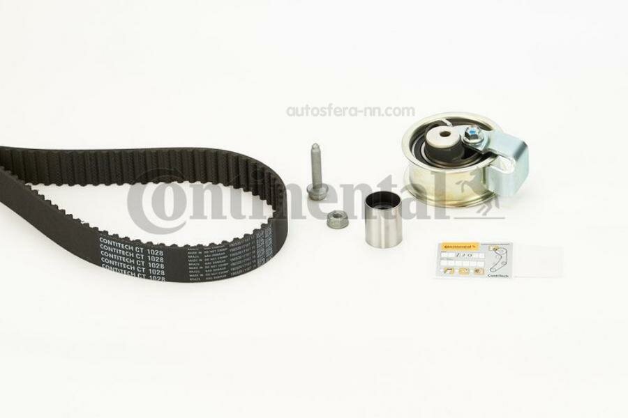 CONTITECH CT1028K4 Комплект ГРМ AUDI: A2 1.4 TDI 00-05, A3 1.9 TDI/1.9 TDI quattro 96-03, A4 1.9 TDI/1.9 TDI quattro 94-00, A4 1.9 T