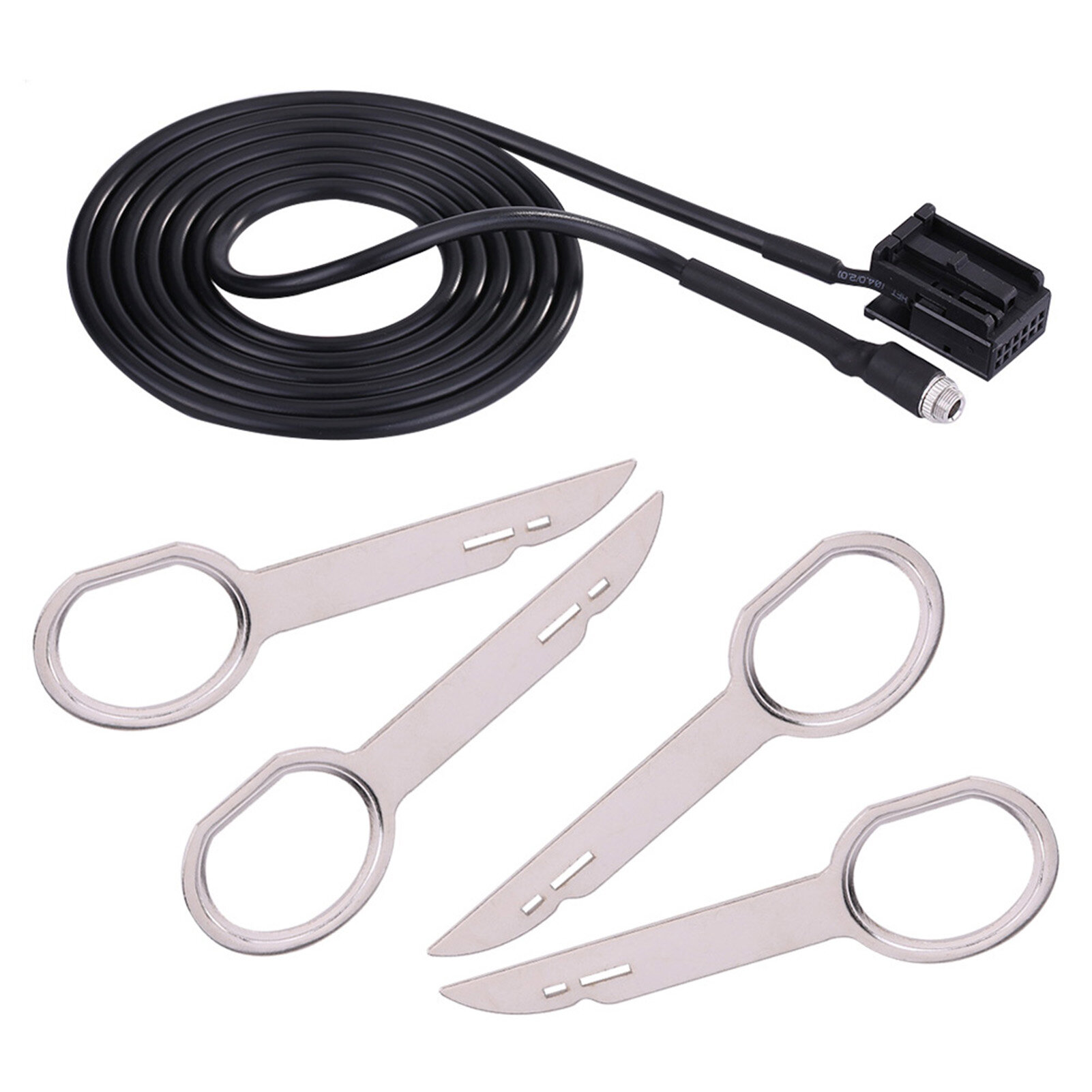 Кабель-адаптер для аудиовхода CD 6000 (гнездо AUX) для Ford Focus Mondeo с ключами для снятия, совместимыми с автомобильной стереосистемой