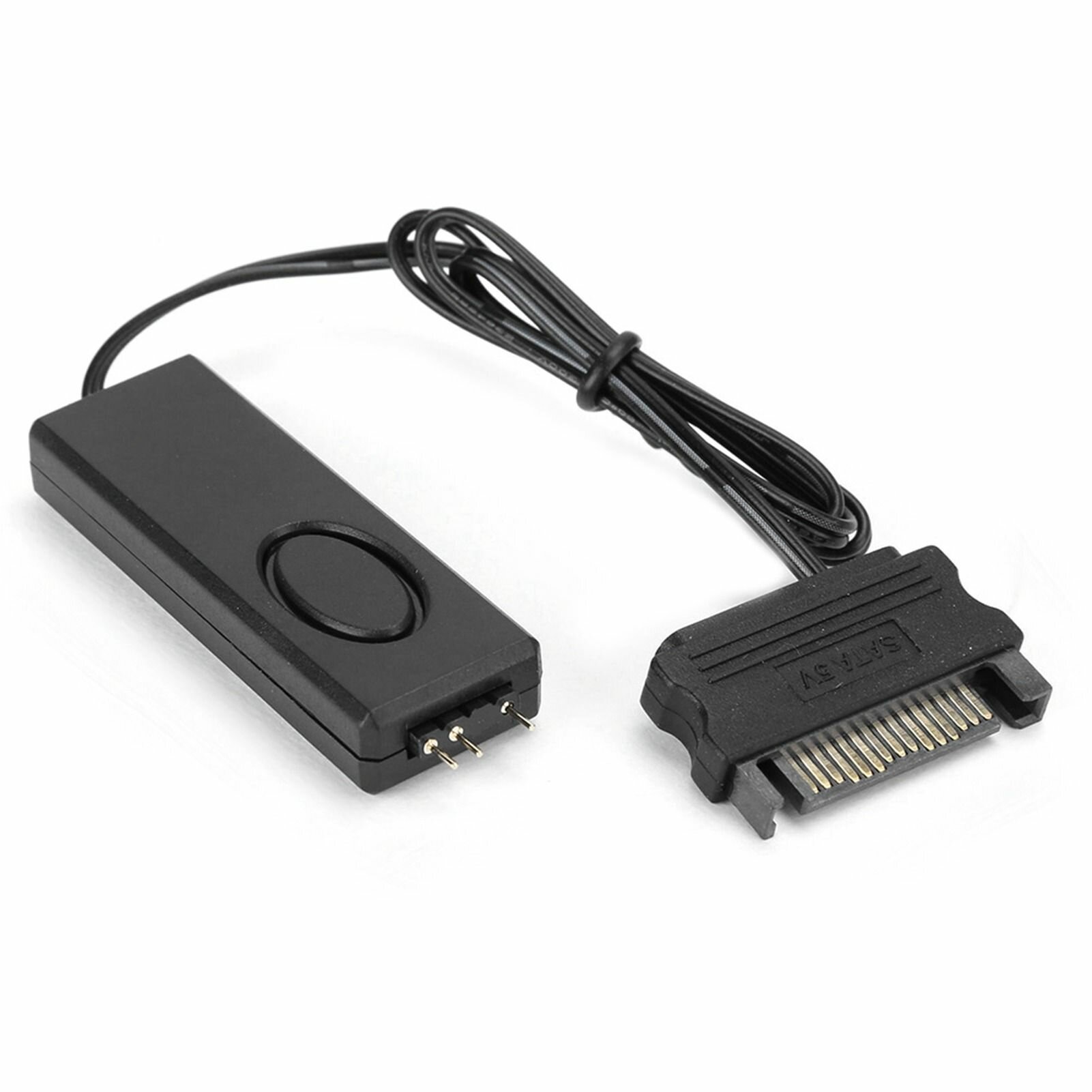 Контроллер ARGB с пультом ДУ (5V, SATA, черный)