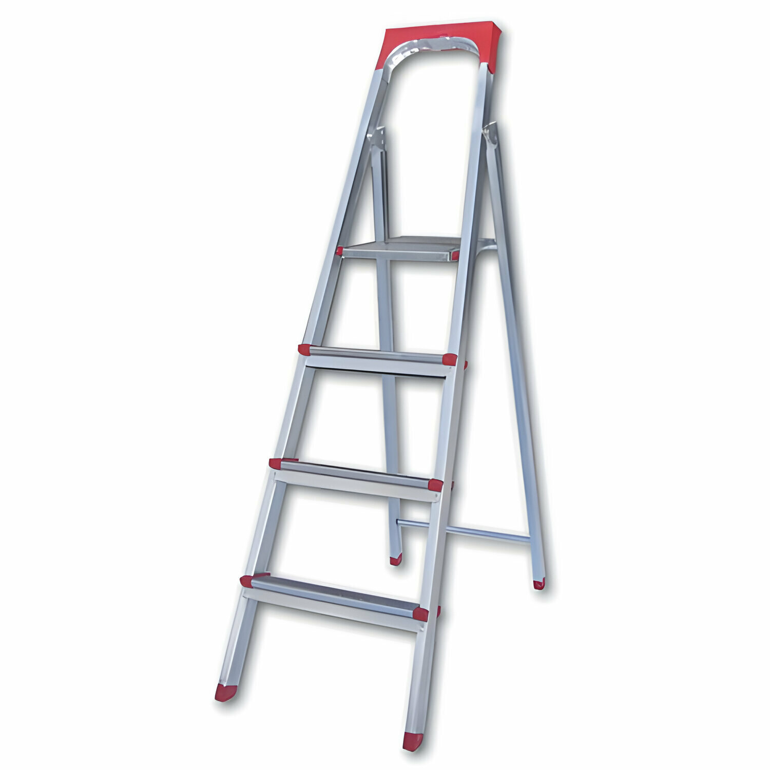 Стремянка PERILLA by Dogrular стальная, 4 ступени, площадка 86 см, до 150 кг, облегченная