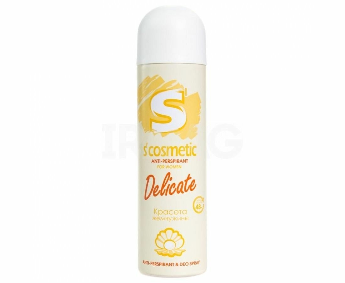 Дезодорант-антиперспирант S'Cosmetic женский, Delicate, 145 мл