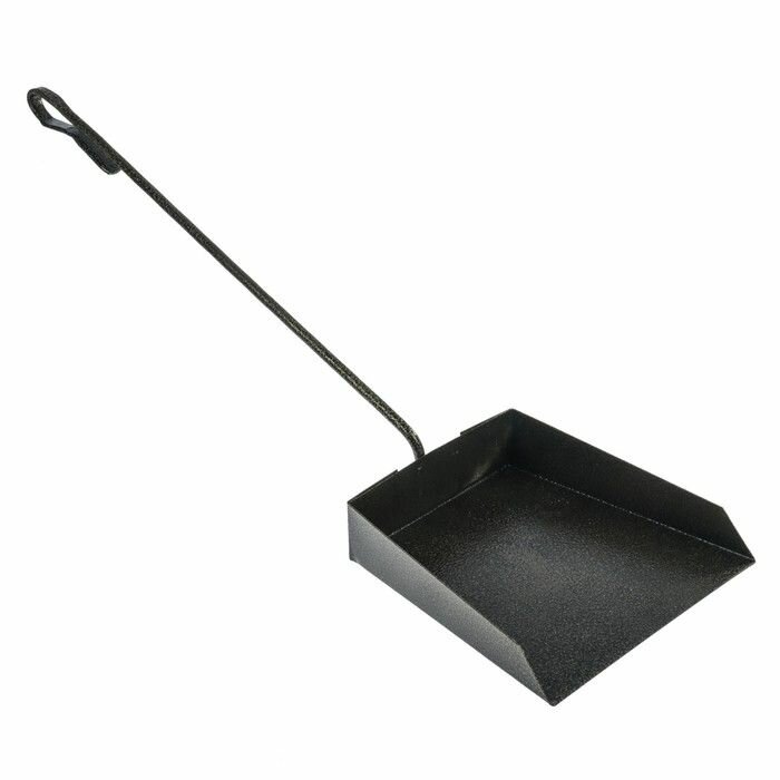 Совок для золы Доляна "Большой", 20х20 см, длина 60 см, металл