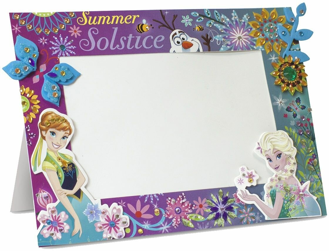 Фоторамка-аппликация Креатто "Цветочная сказка", Disney (33192)