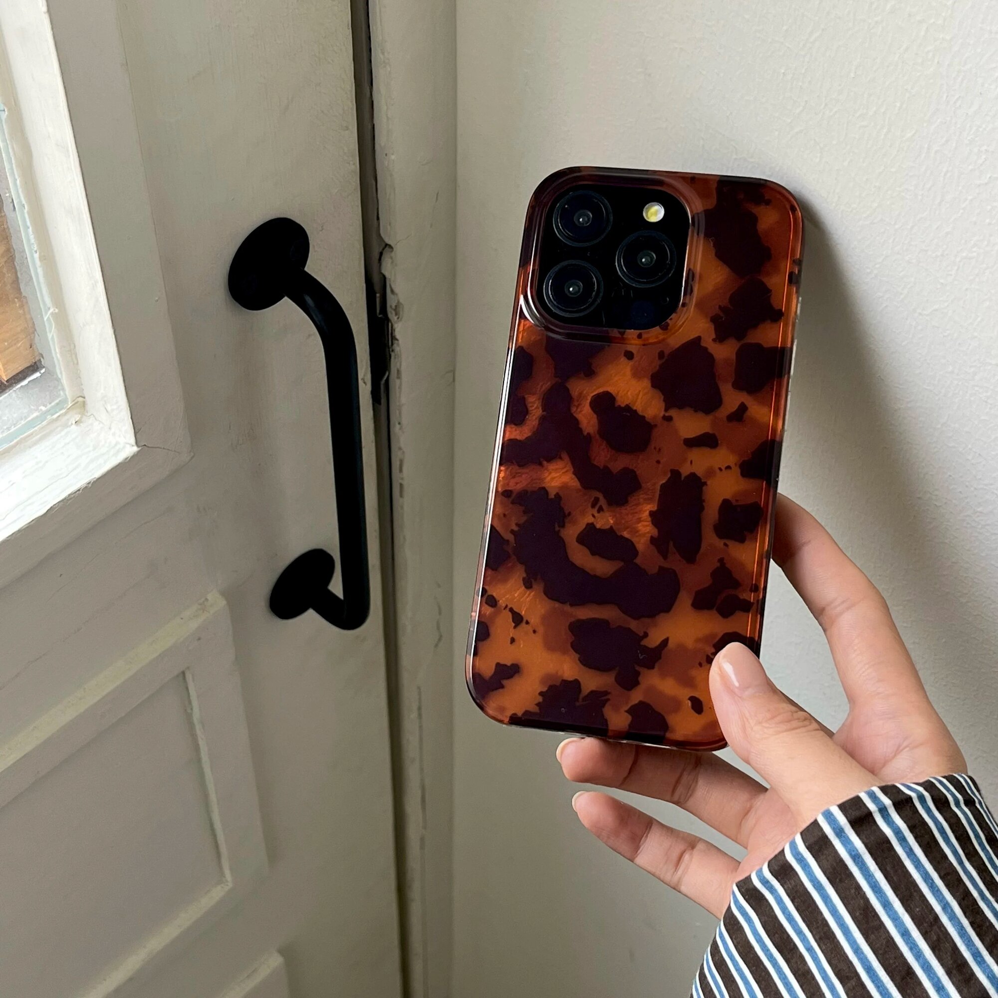 Чехол для iPhone 16 Pro с черепаховым узором