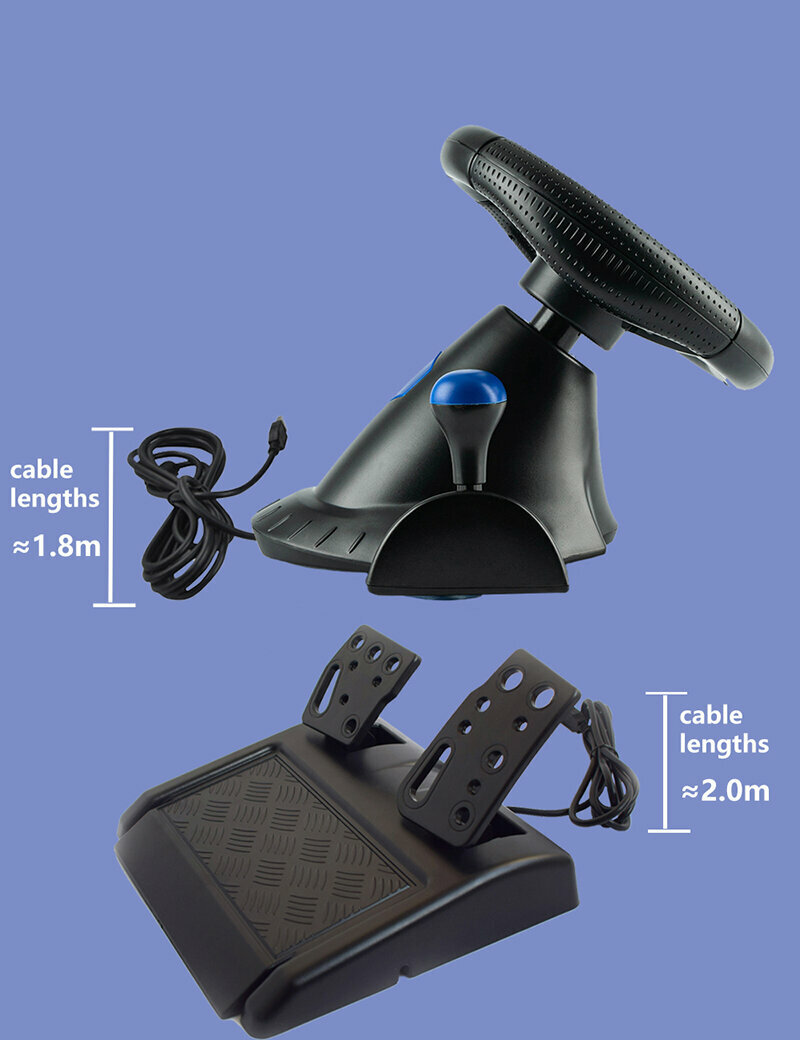 Руль Игровой Для Компьютера Совместимость С Переключатель, Xbox 360/One, PS4, PS3, Android