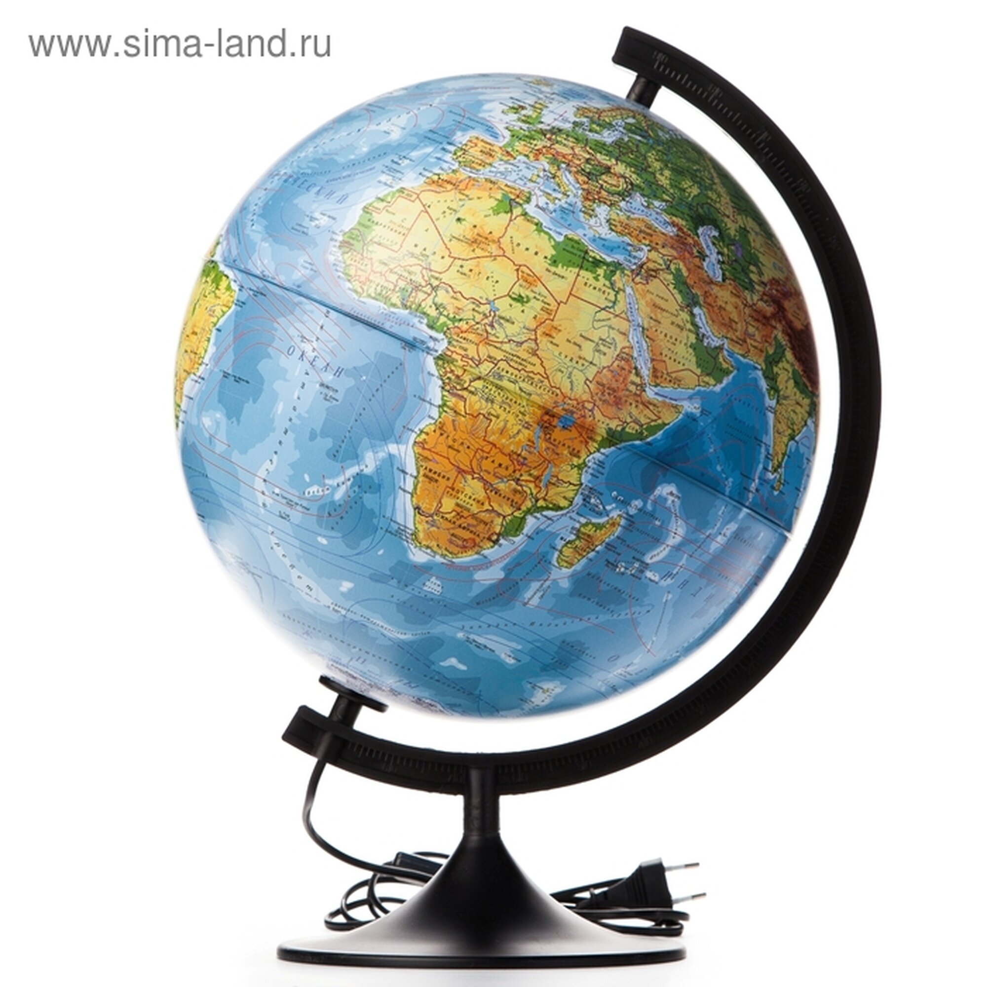 Глобус физико-политический, Глобен «Классик», диаметр 320 мм, с подсветкой