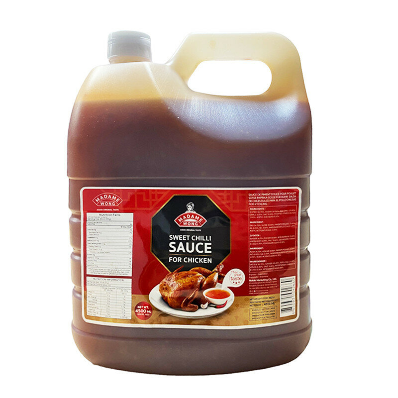 Соус сладкий чили для курицы MADAME WONG, 4,5 л (5,4 кг), Таиланд