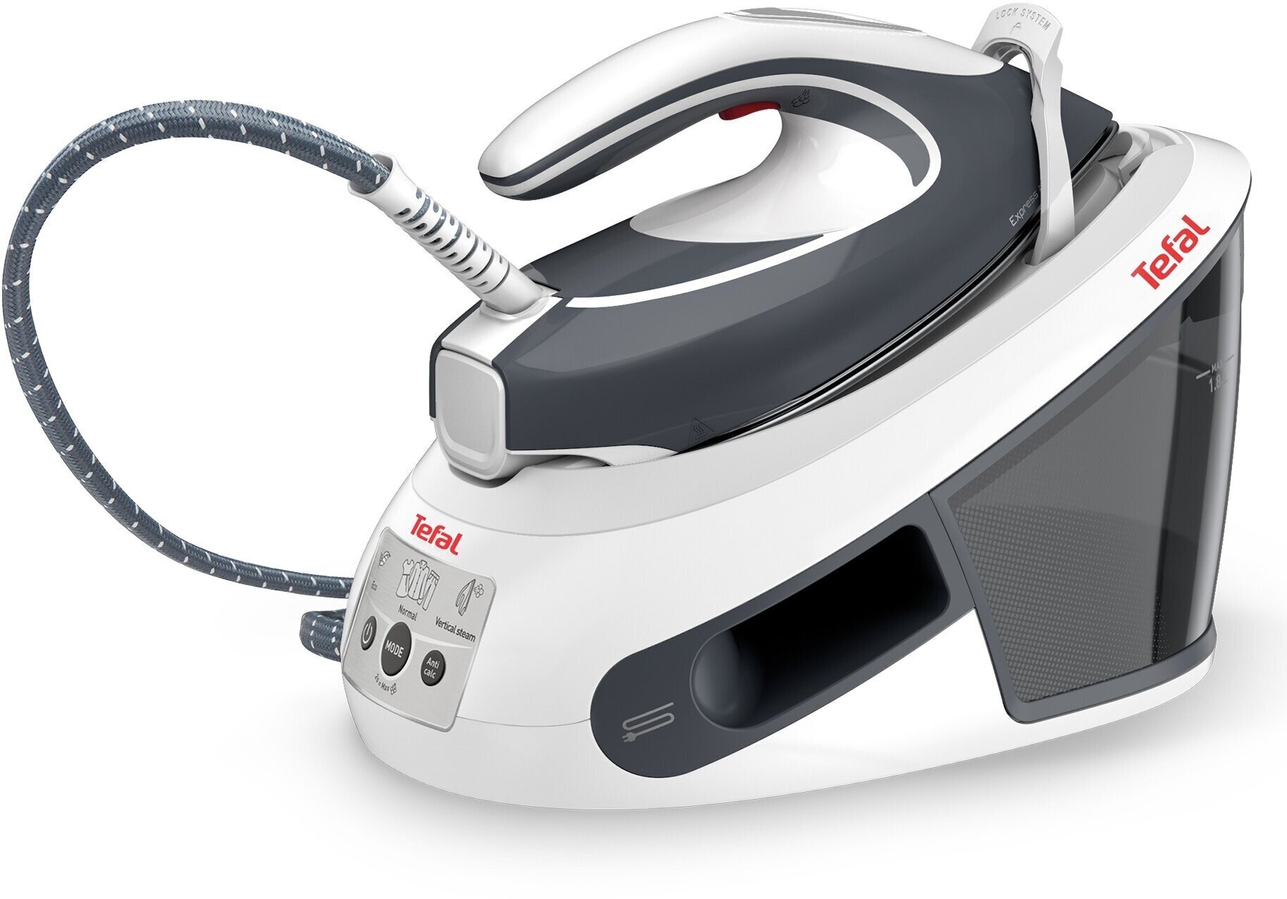 Парогенератор Tefal Express Airglide SV8020E1, 6,6 бар, 1600 Вт, белый/серый