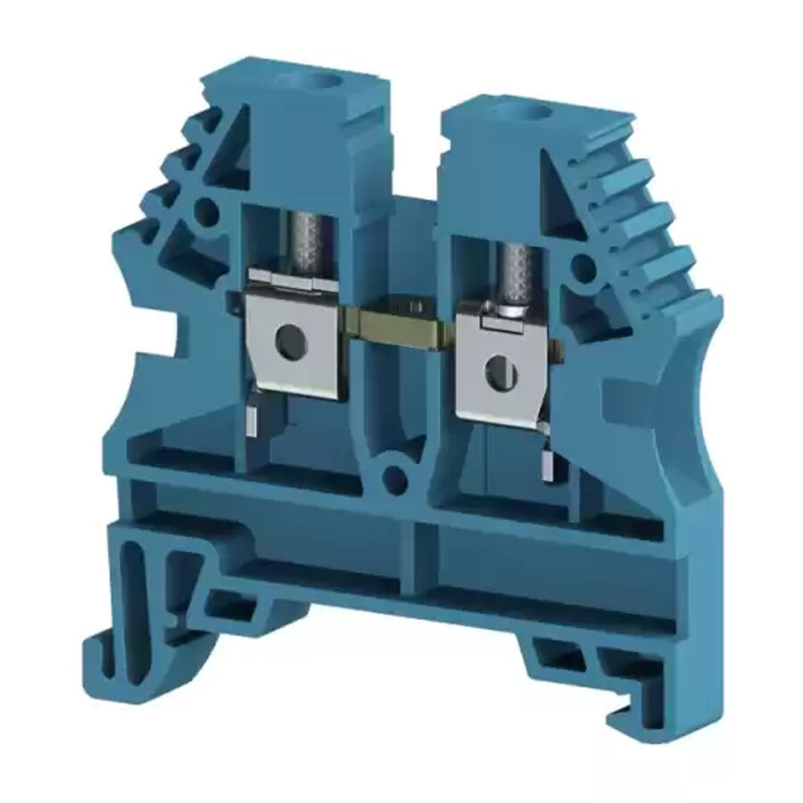 Клеммник Klemsan на DIN-рейку AVK4(RP), 4мм2, синий {0.0.0.3.04131RP} (1 шт)