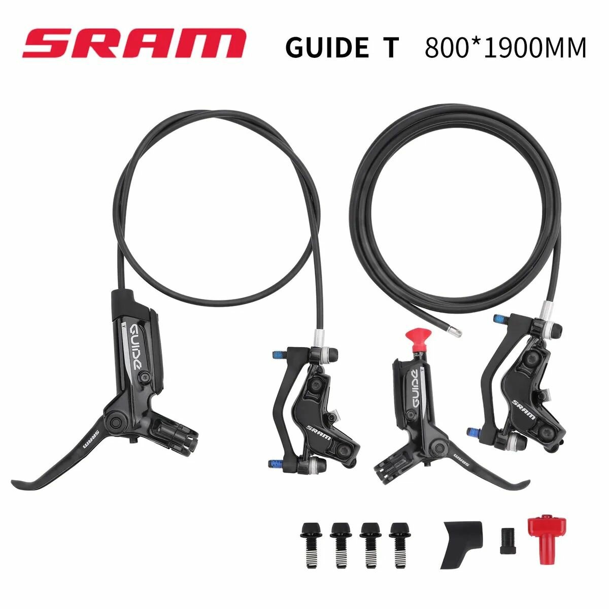 SRAM GUIDE t масляный диск для горного велосипеда, масляный тормоз, передний интегрированный задний разъемный четырехпоршневой (пара)