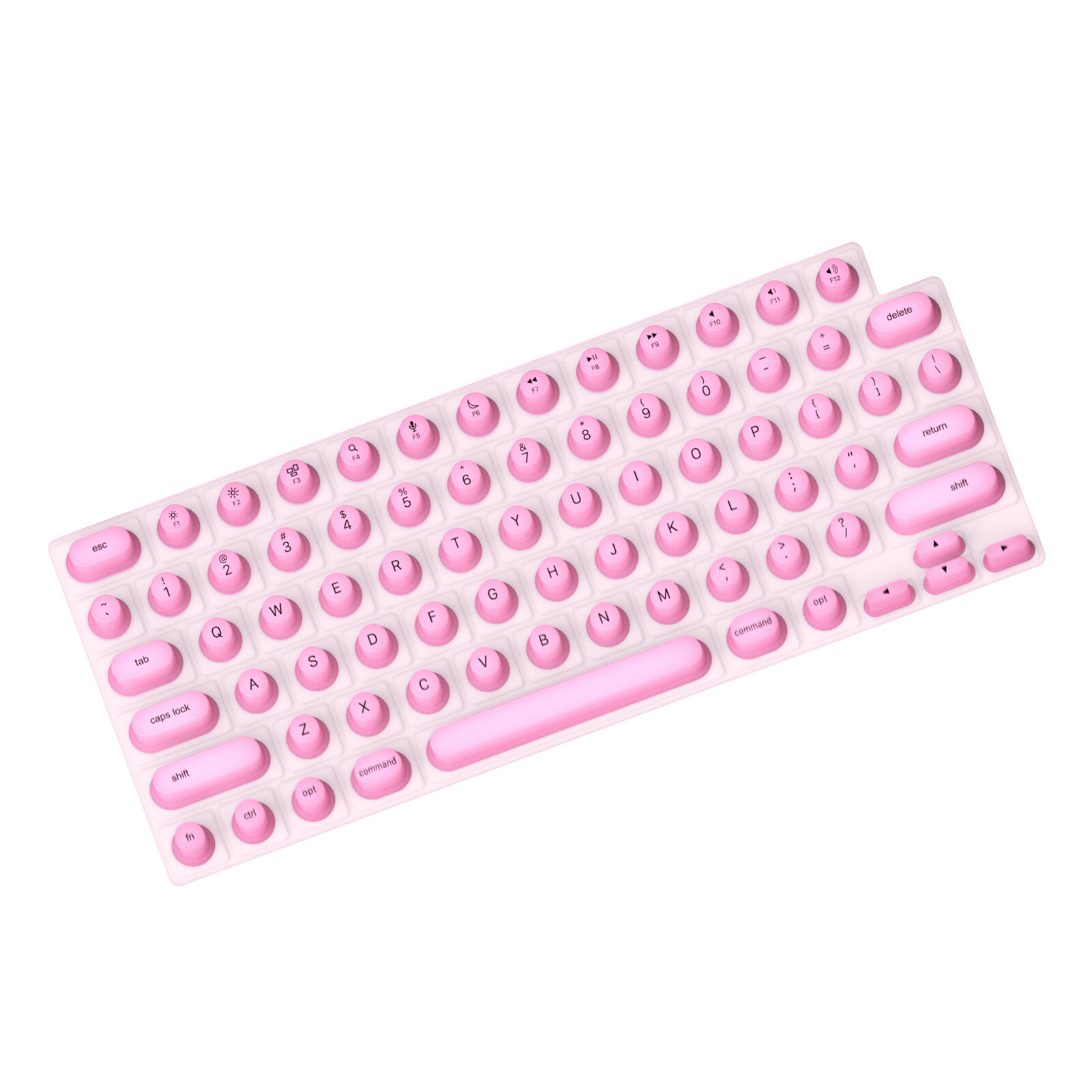 Длинная крышка для клавиатуры для ногтей Повышенная защита клавиатуры, совместимая с MacBook Pro/Air Art, силиконовая клавиатура для офиса или использования в обучении