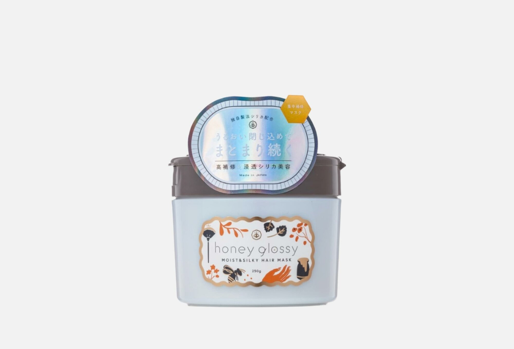 Увлажняющая маска для волос HONEY GLOSSY Moist&Silky hair mask 250 г