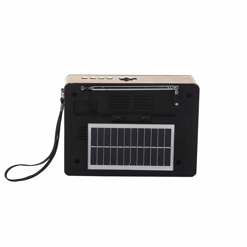 Портативная радиостанция Bluetooth с солнечной батареей и LED фонарем