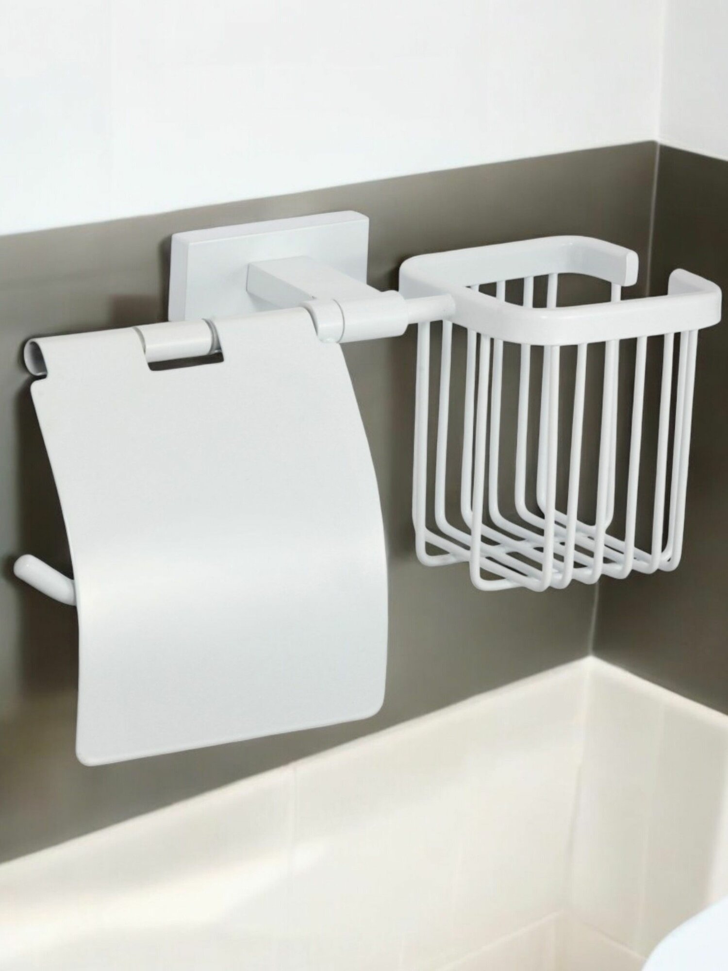 Держатель для туалетной бумаги и освежителя GANZER GZ88031L-F