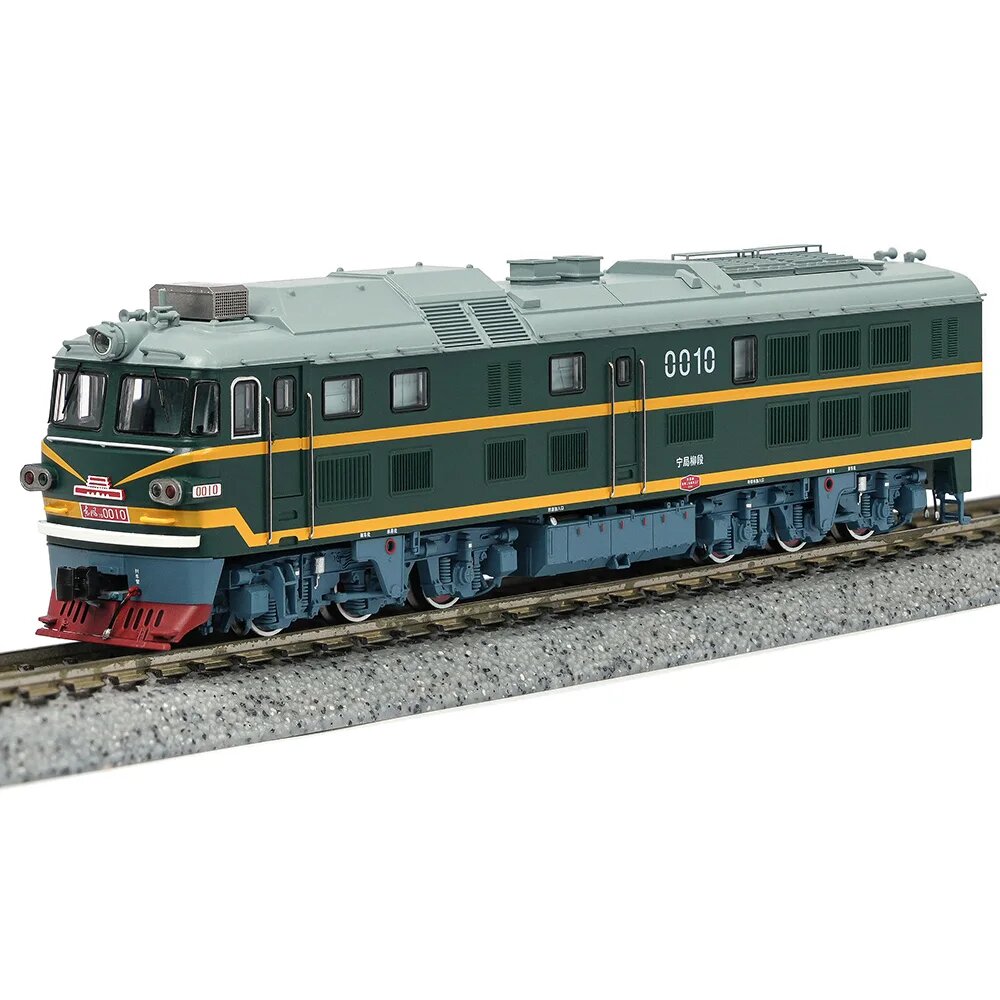 Модель поезда горный дизельный локомотив MODEL RTR 1/160 DF7D Темно-зеленый, DF7D-0010