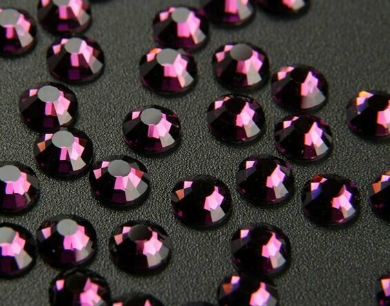 Стразы SS4 AMETHYST Холодная фиксация / NONFIX 12 граней /12cut1440 PCS