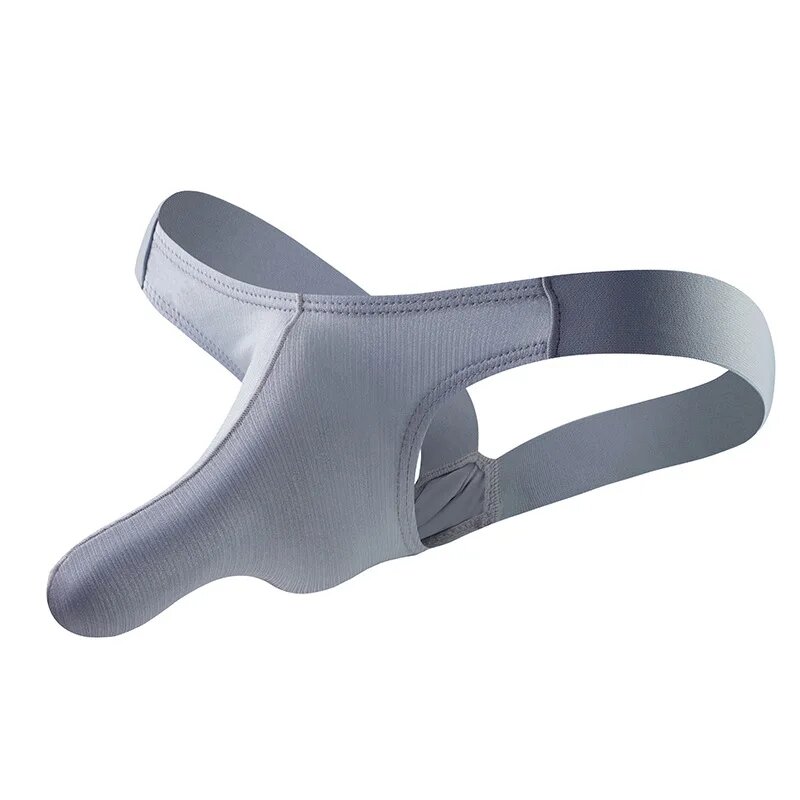 Мужские стринги, стринги, Трусы со слоном в носу, сексуальное нижнее белье, мужские дышащие трусы с Т-образной спинкой, мужские трусы Серый, XL, Gray