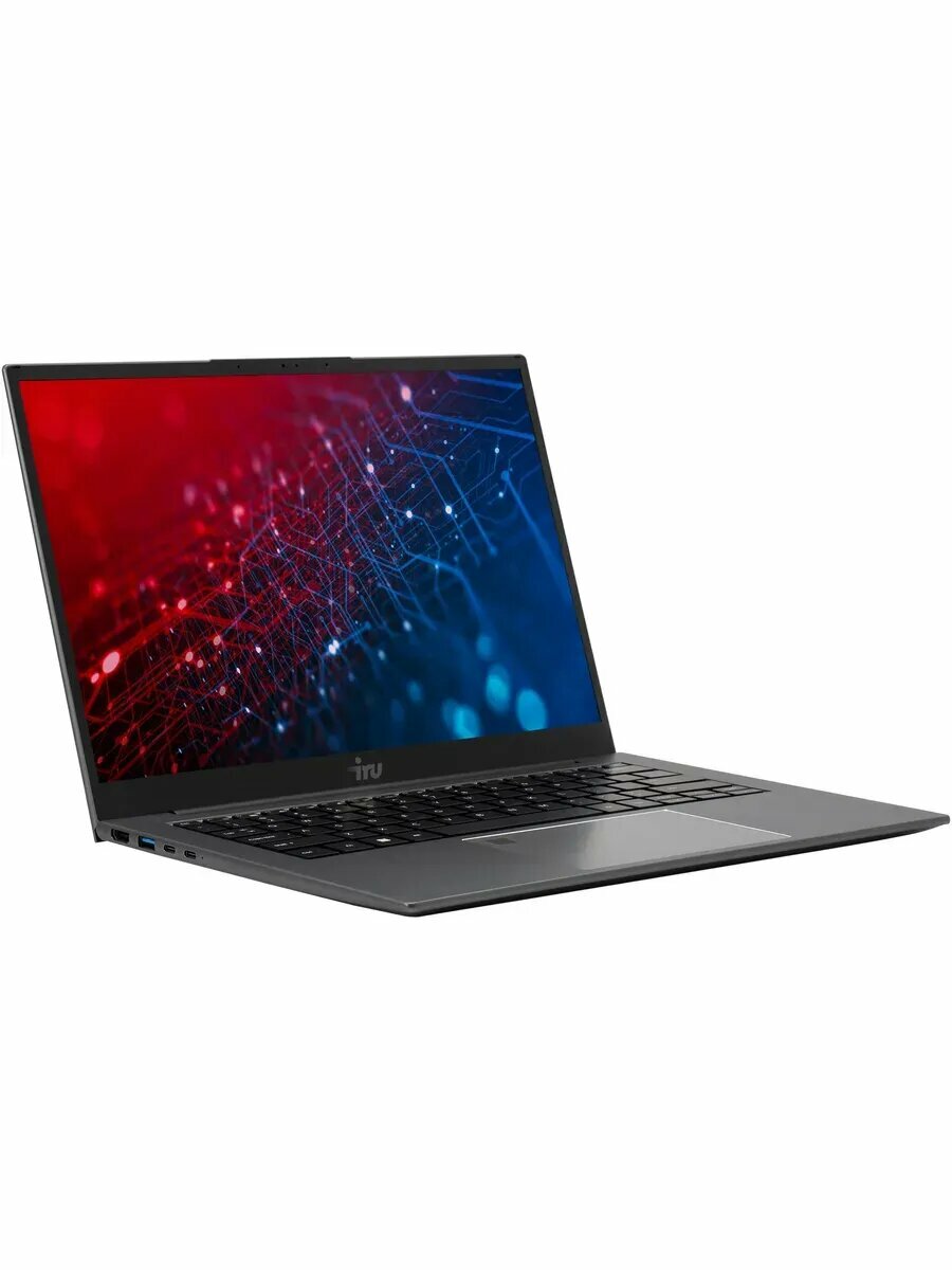 Ноутбук IRU Planio 14INP N-series N100 8Gb SSD256Gb Intel UHD Graphics 14 IPS FHD (1920x1080) Window