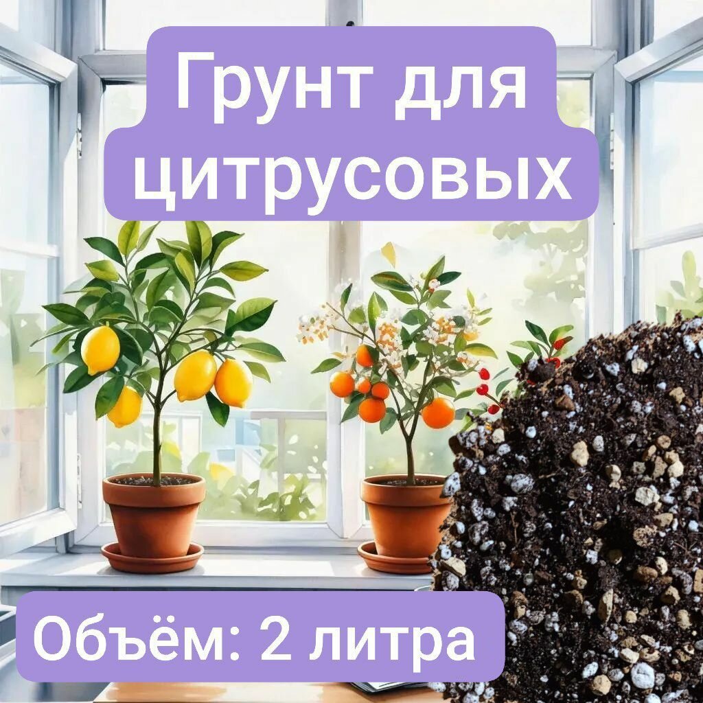 Авторский грунт для Цитрусовых 2 литра