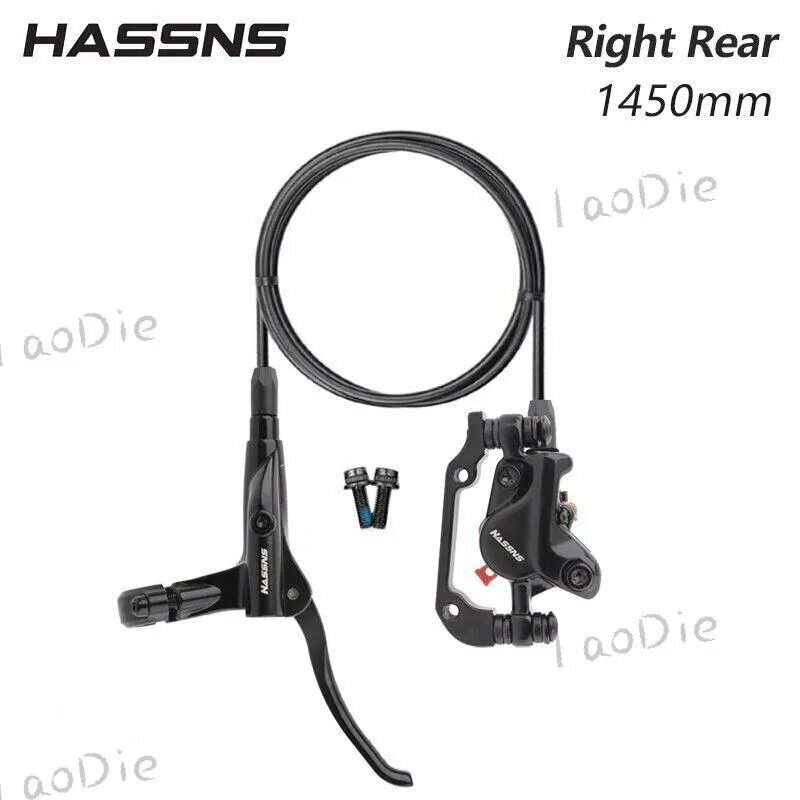 Комплект гидравлических тормозов HASSNS M200, для горного велосипеда, двойной поршневой, правый задний