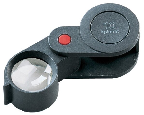 Лупа техническая апланатическая складная в пластиковом корпусе Eschenbach, диаметр 23 мм, 10.0х 118210