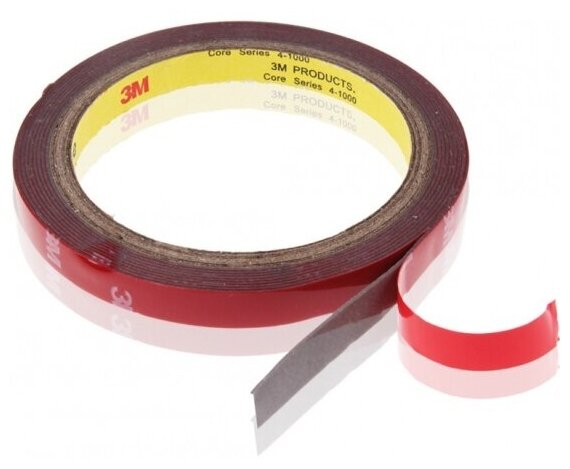 Клейкая лента двусторонняя 3M GT6008 12мм x 10м толщина 0.8мм
