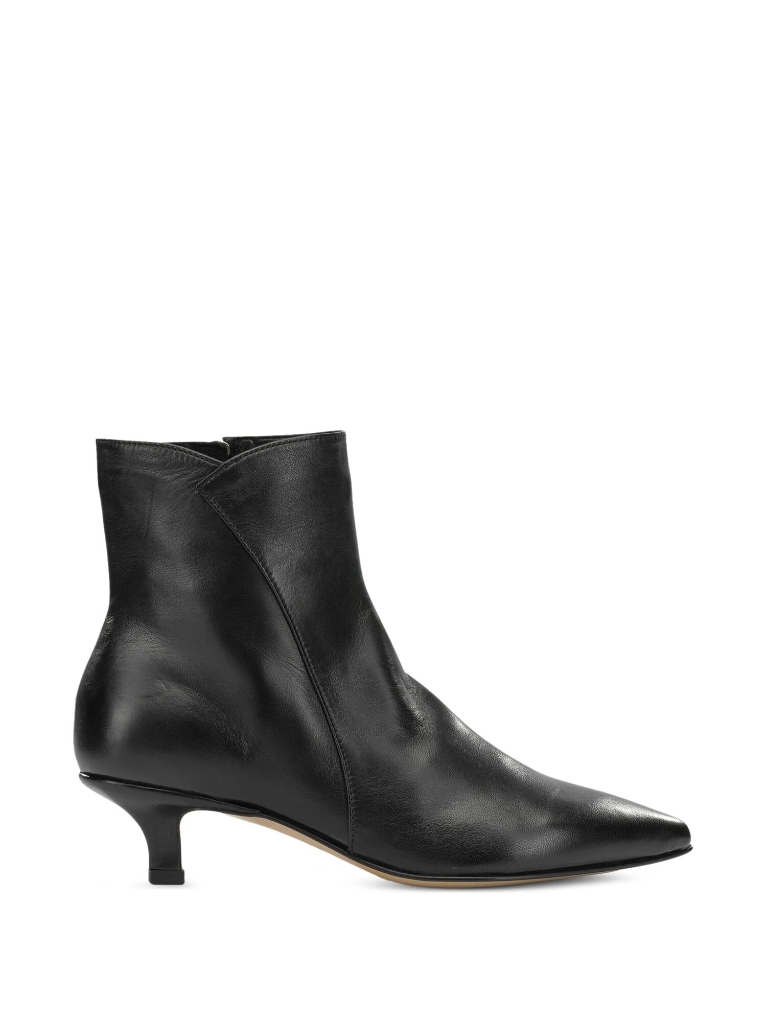 Ботинки Pointed-toe leather ankle boots
