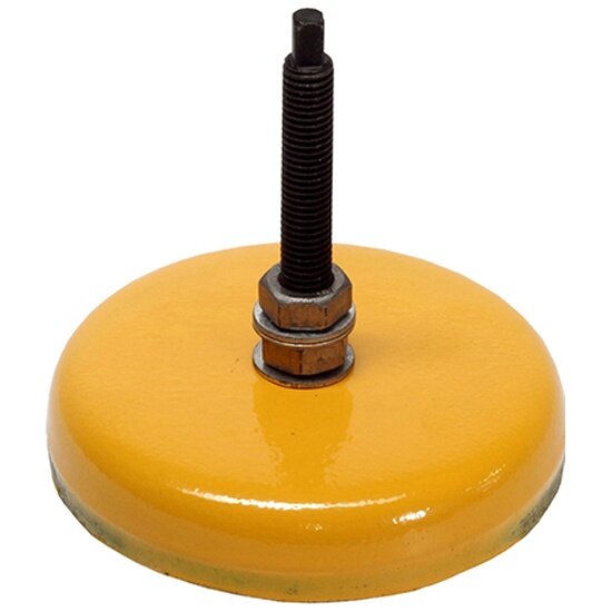 Опора регулируемая Woodwork 988.12.00, M12 D=120 нагрузка 4000-12000 N с шайбами, 1 шт.