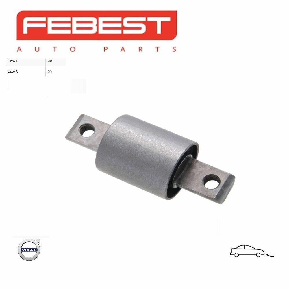 Сайлентблок переднего нижнего рычага FEBEST VLAB011 для а/м Volvo