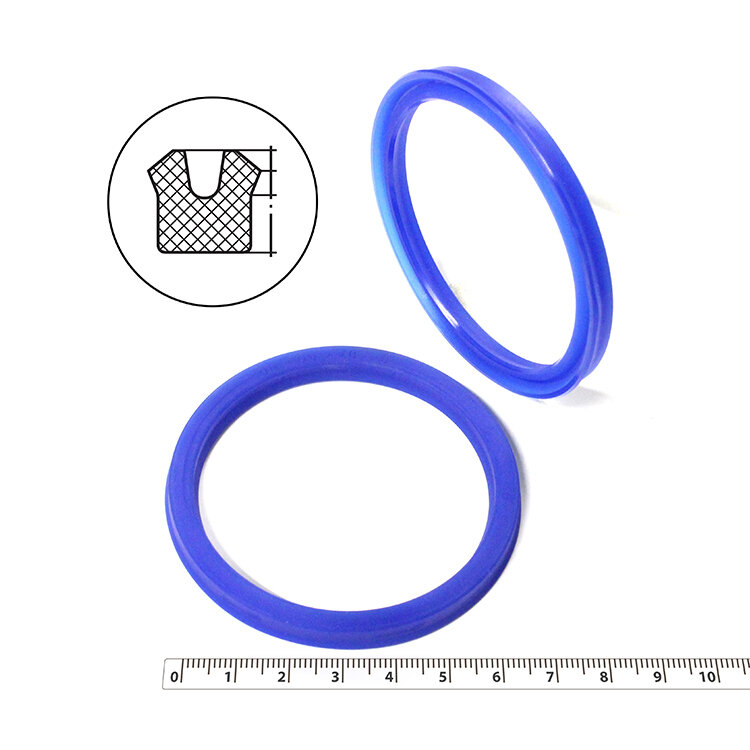 Манжета гидравлическая 60х70х6 (манжета цилиндра 70*60*6) тип UN PU (полиуретан) (упаковка 2 шт.)