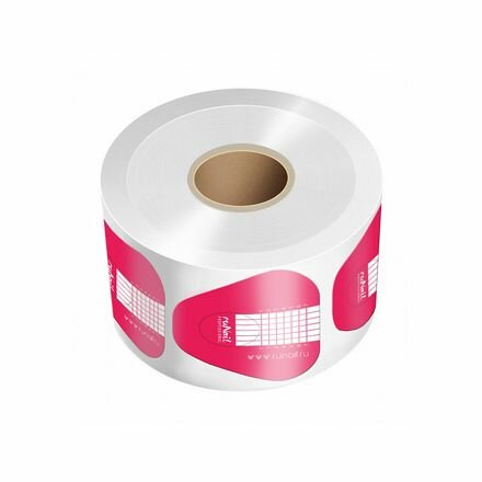 RuNail Professional Одноразовые формы (широкие, розовые), 500 шт. (0794)