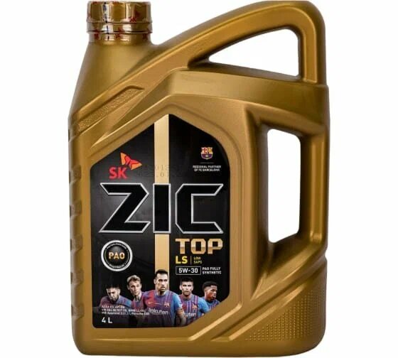 ZIC TOP LS 5W-30, 4 л (Юж. Корея, оригинал!) Синтетическое моторное масло