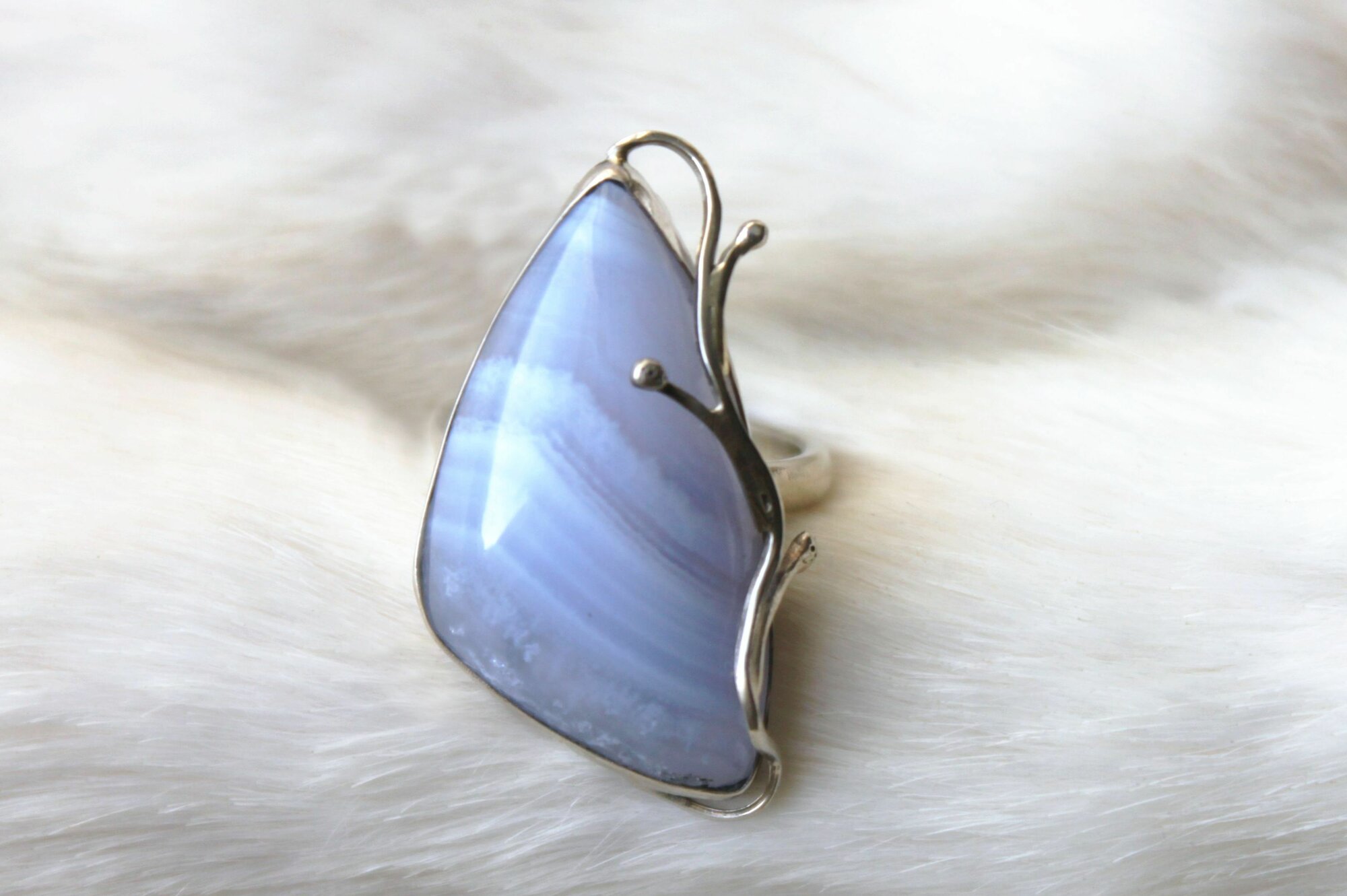 Кольцо, агат