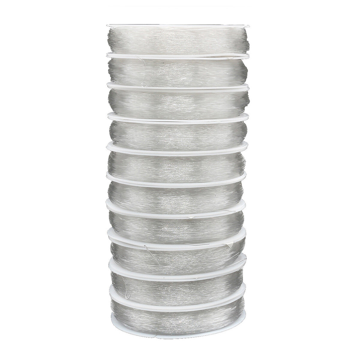 Нить силиконовая для бисера Айрис, 0215-1000, 0,6 мм*25 м (прозрачный матовый), 10 шт (упак)