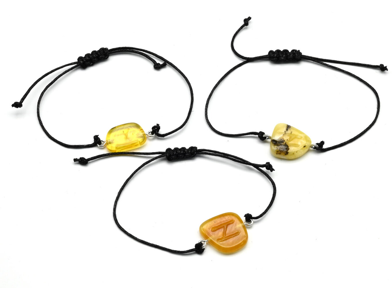 Браслет, янтарь