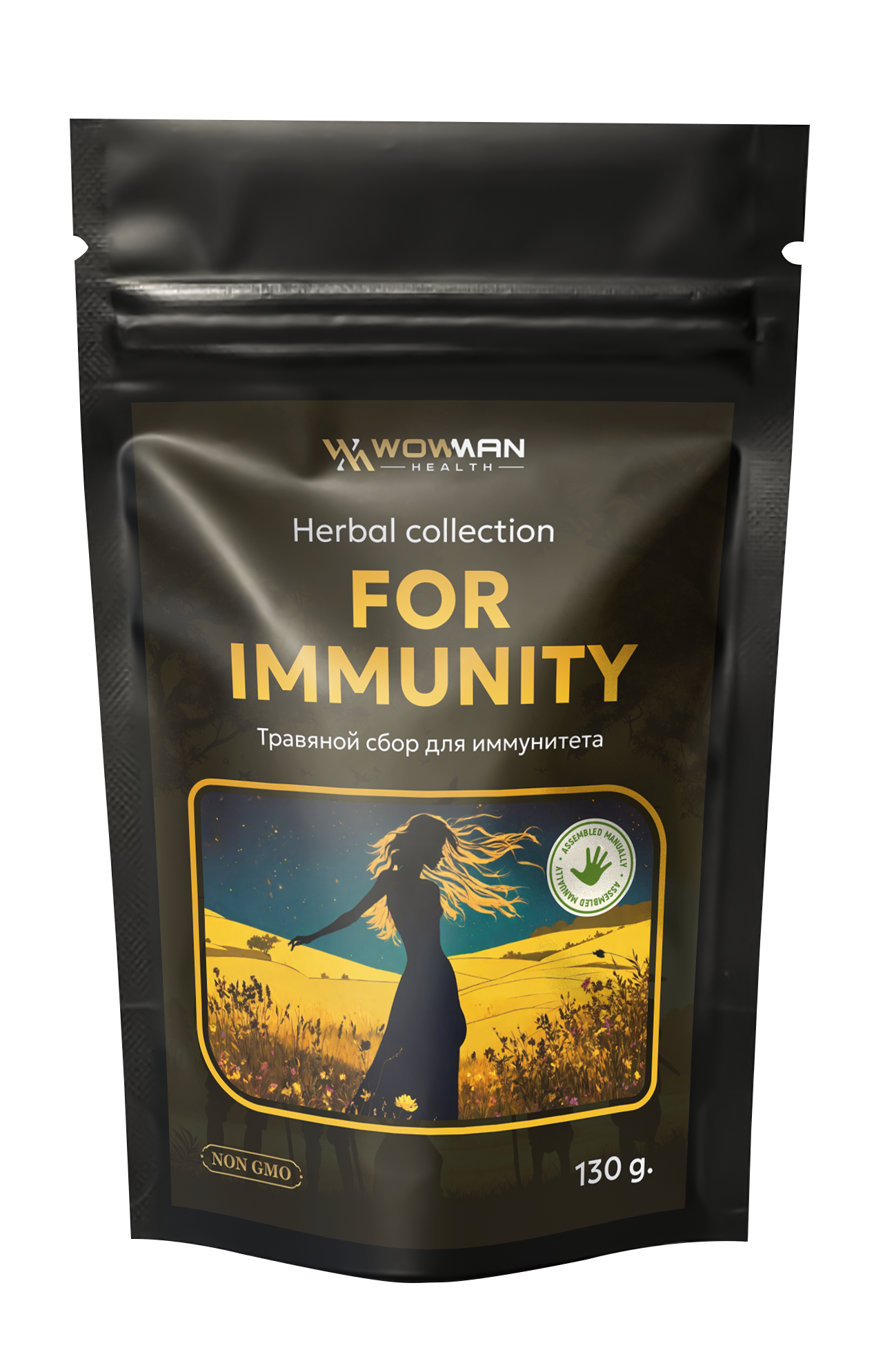 Травяной сбор для иммунитета Herbal collection FOR IMMUNITY 130гр WowMan WMBEEAMAN1023