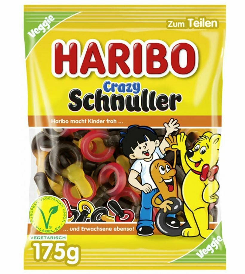 Мармелад Харибо Crazy Schnuller 175гр (Германия)