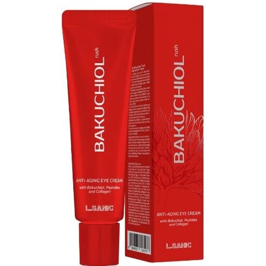 Крем для кожи вокруг глаз L.sanic Антивозрастной, с бакучиолом, пептидами и коллагеном, 30 мл