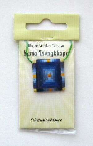 Тибетский амулет-мандала "Лама Цонкапа" (Духовное наставление)