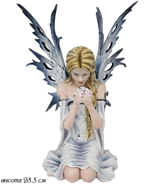 Статуэтка Фея с цветами 28.5см Полистоун 307-013 118-307-013