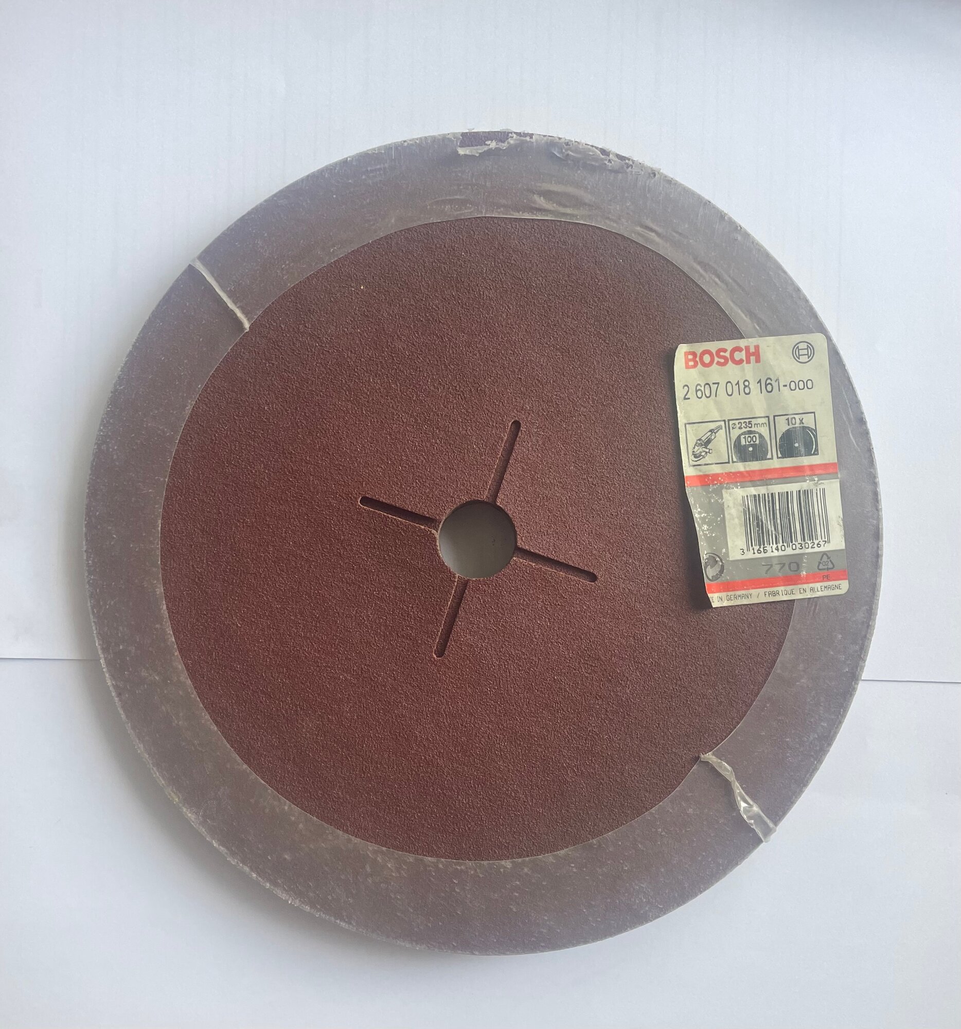 Набор фибровых шлифовальных кругов 235 мм K100 Best for Metal 2607018161000 10шт.