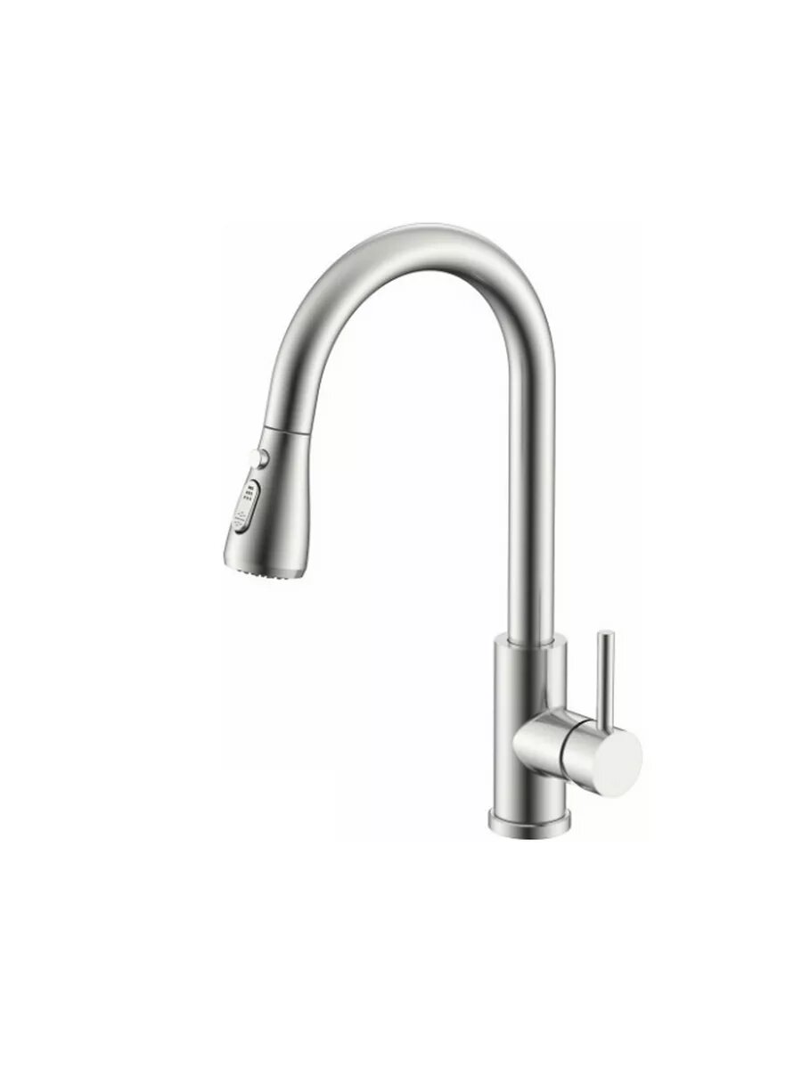 Смеситель для кухни "Splenka" S203.49.05, выдвижной излив, керамический картридж