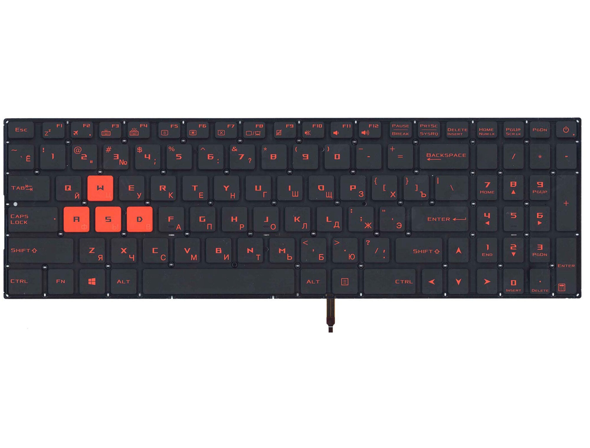 Клавиатура для Asus GL702VI GL702VM GL702VS GL702ZC p/n: 90NB0CQ1-R31RU0
