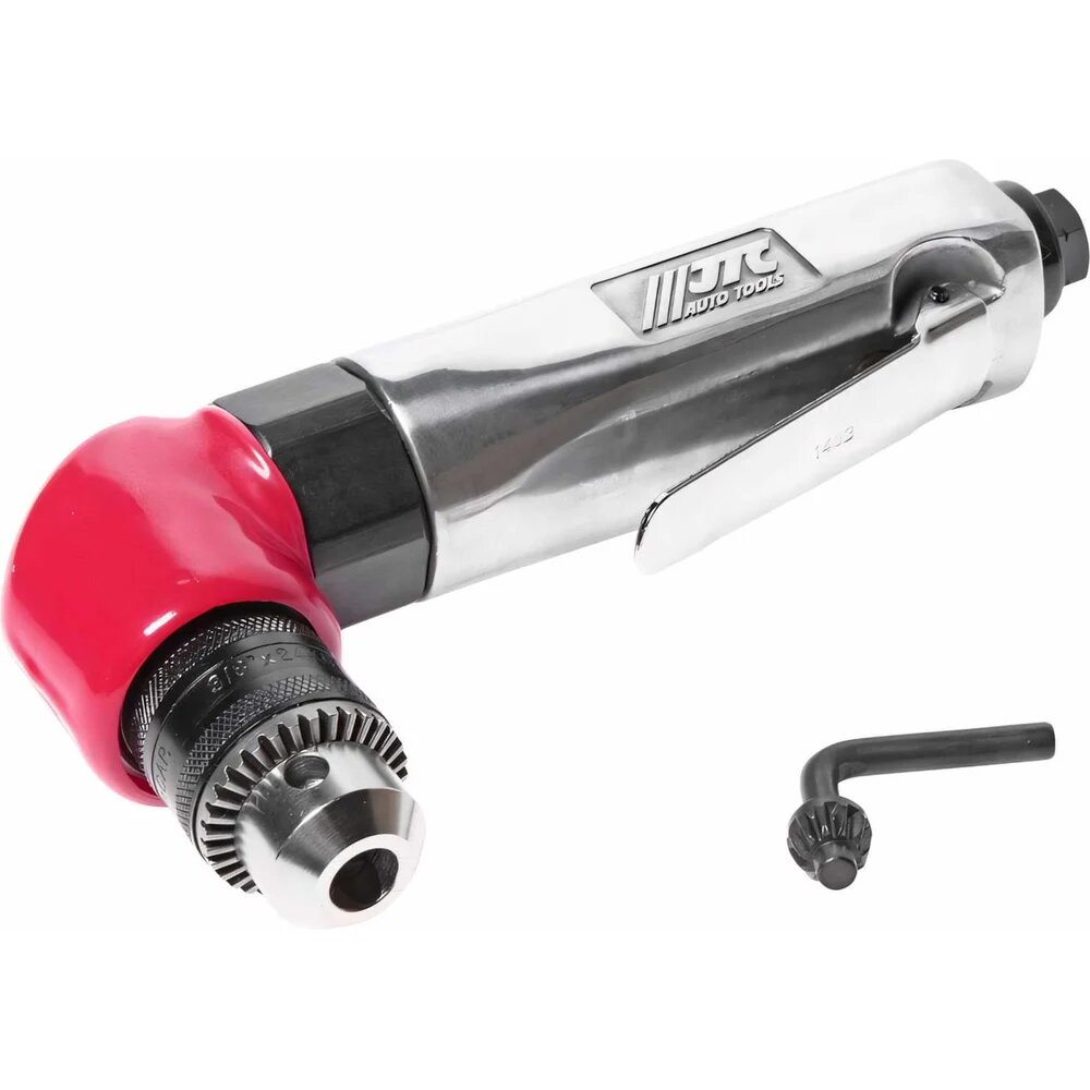 Угловая пневмодрель JTC 3833, металл, для работы в труднодоступных местах