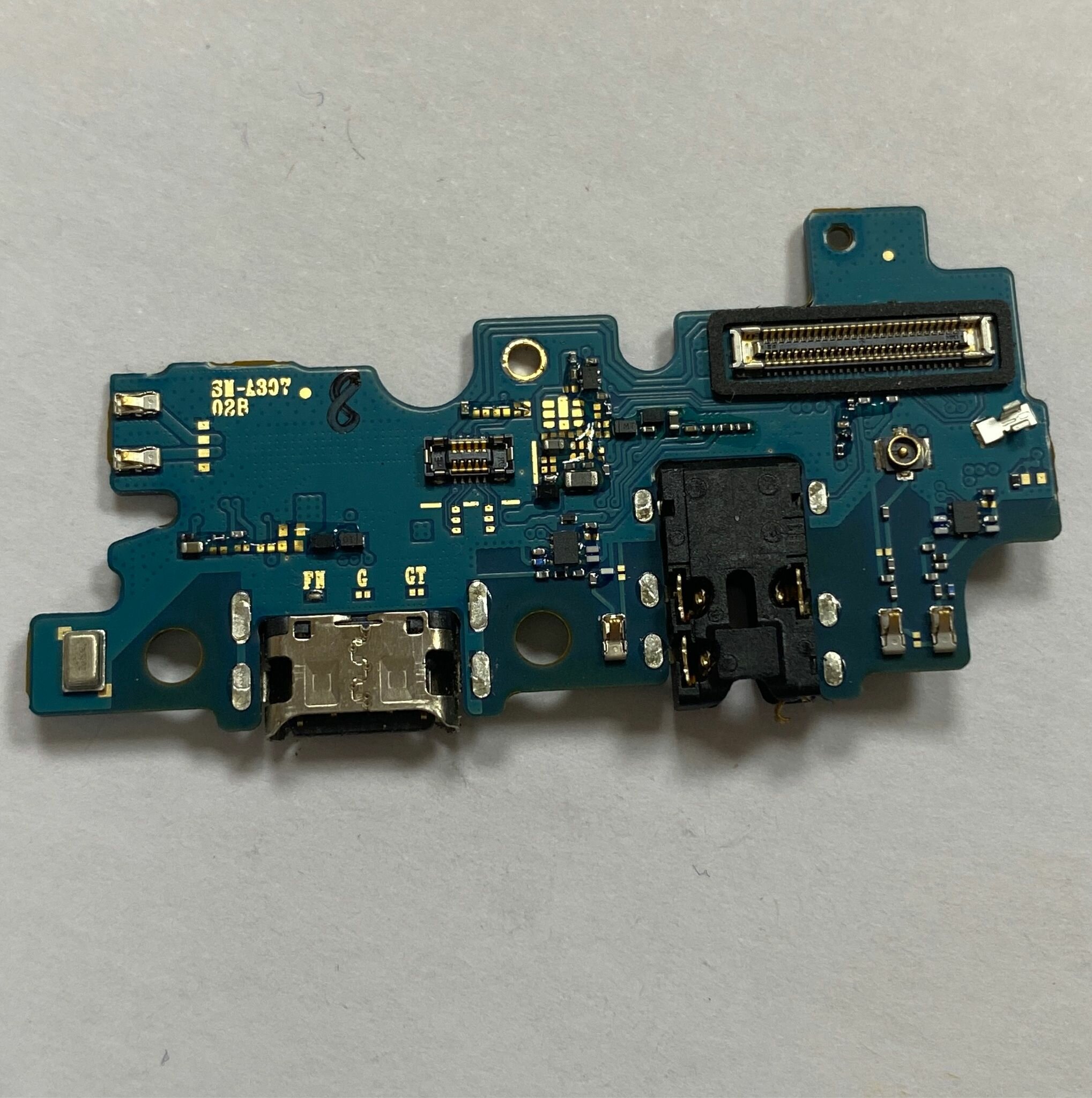 Шлейф для Samsung A307F (A30s) плата системный разъем/разъем гарнитуры/микрофон