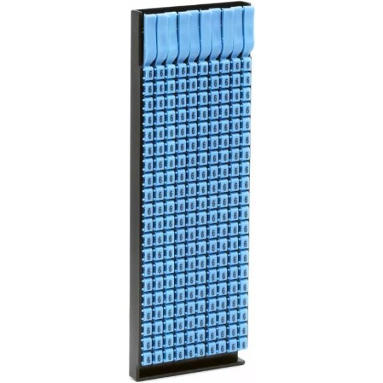 Маркер для кабеля сечением Dkc 4-6мм символ "6" (уп.160шт), MKF6S3