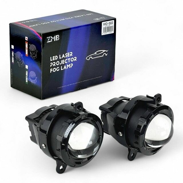 Противотуманная фара LED 2170 Приора белый/желтый линза (комплект)