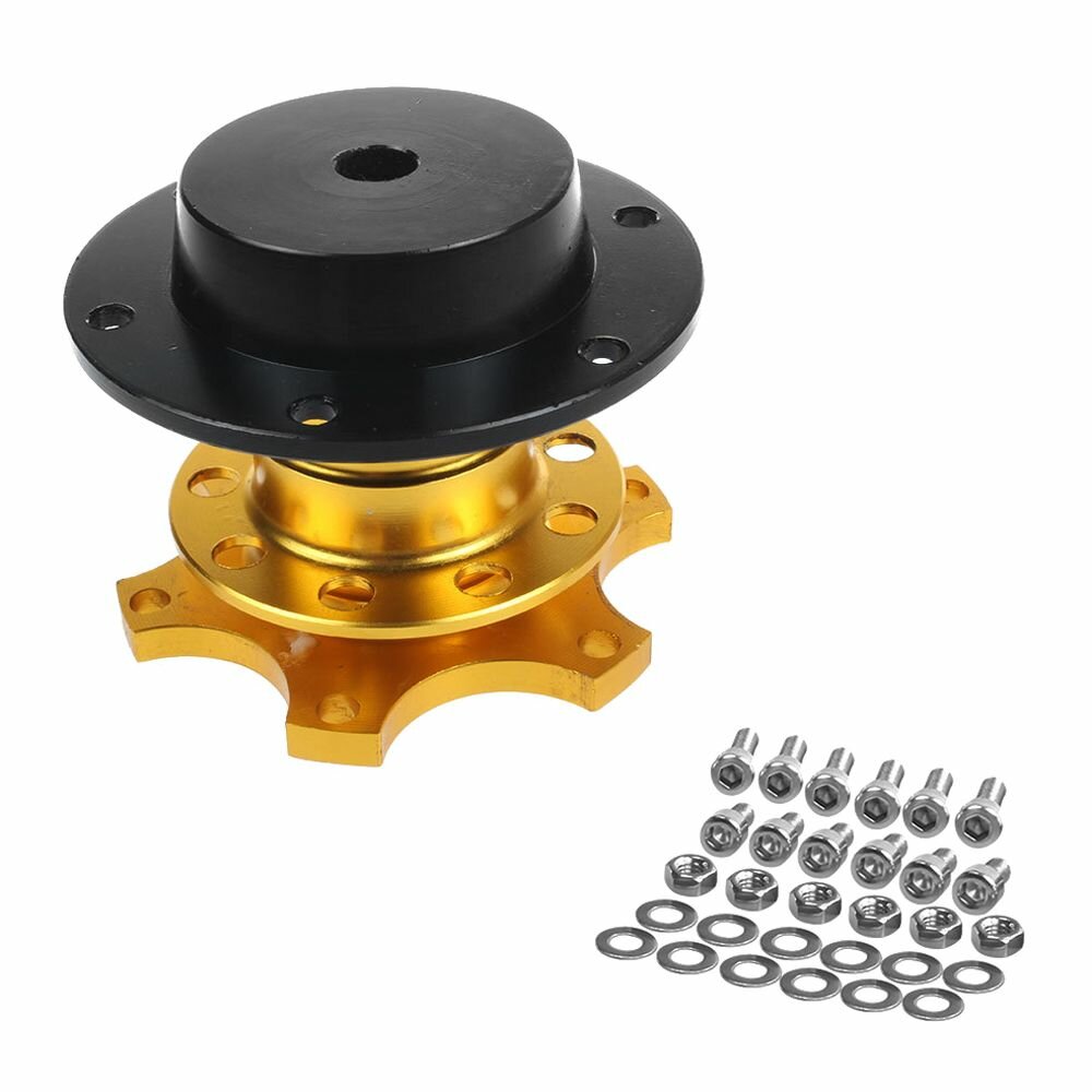 Универсальный быстросъемный адаптер ступицы рулевого колеса с 6 болтами Инструмент